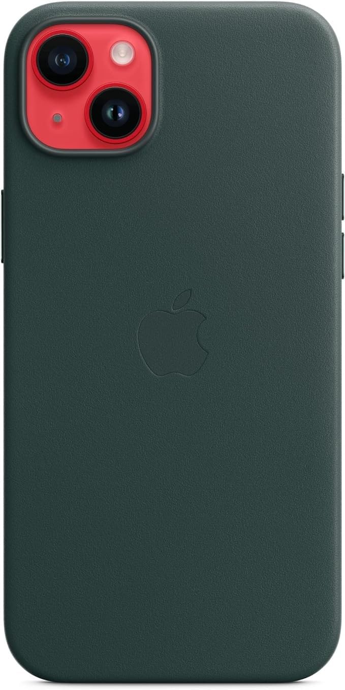 Apple iPhone 14 Plus Leather Case with MagSafe - Forest Green