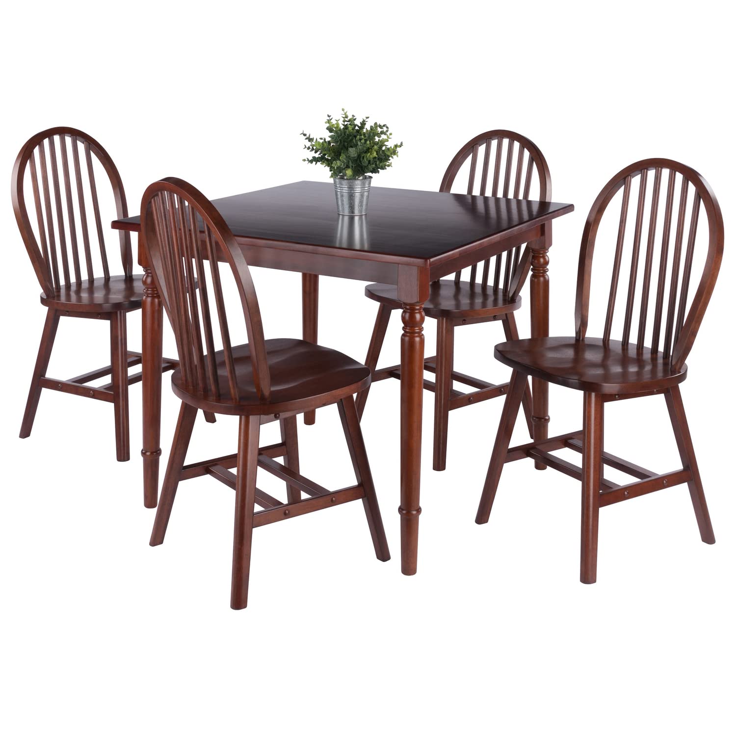 Winsome Wood Mornay Dining Set, Walnut