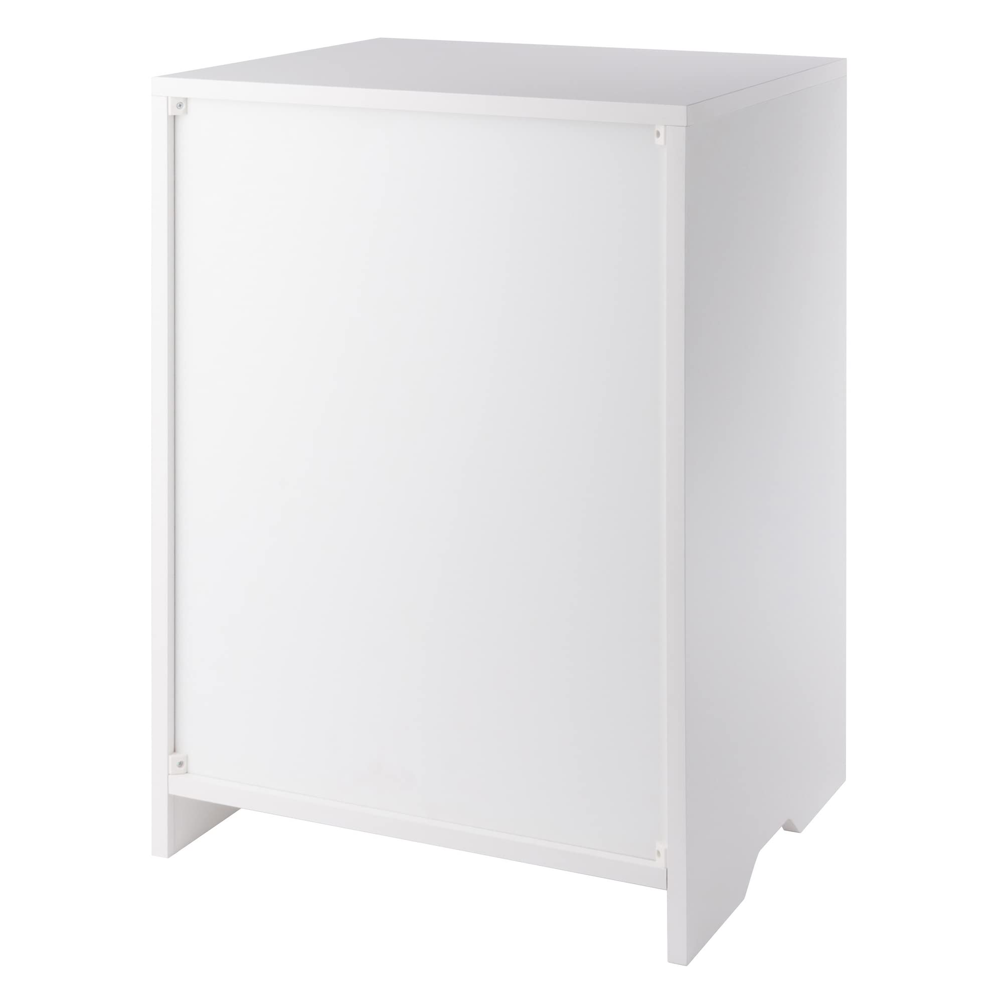 Winsome Wood Nova Storage Cabinet, 1-Drawer with Open Shelf, White