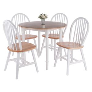 Winsome Wood Sorella Dining Set, Natural/White