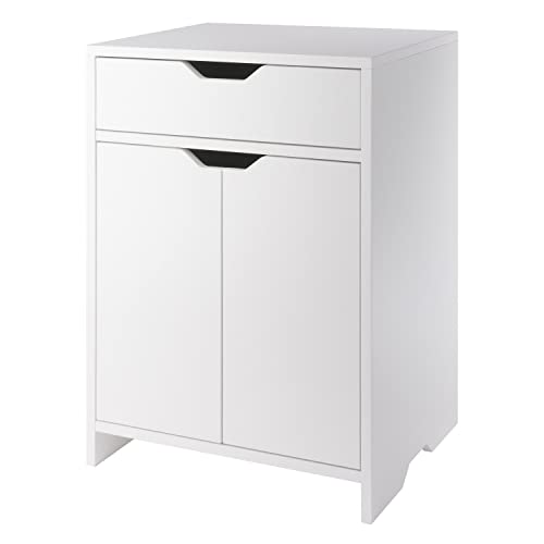 Winsome Wood Nova Storage Cabinet, 1-Drawer, White