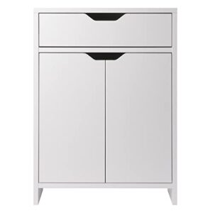 Winsome Wood Nova Storage Cabinet, 1-Drawer, White