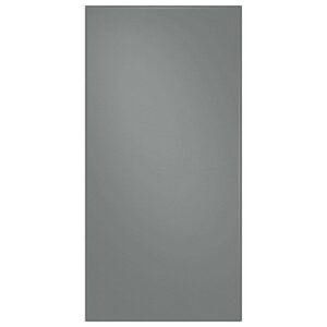 samsung raf18du431 bespoke 4-door french door refrigerator panel - top panel - gray glass