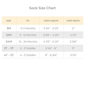 Burt's Bees Baby Baby Socks Ankle or Crew Height Made with Soft Organic Cotton - 6 Packs With Non-Slip Grips for Babies and Newborn Babies Heather Grey/White 2-3T