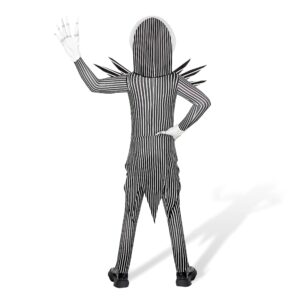 Byriady Jack Skellington Before Christmas Halloween Sally Halloween Costume with Cosplay Outfit Mask and Gloves