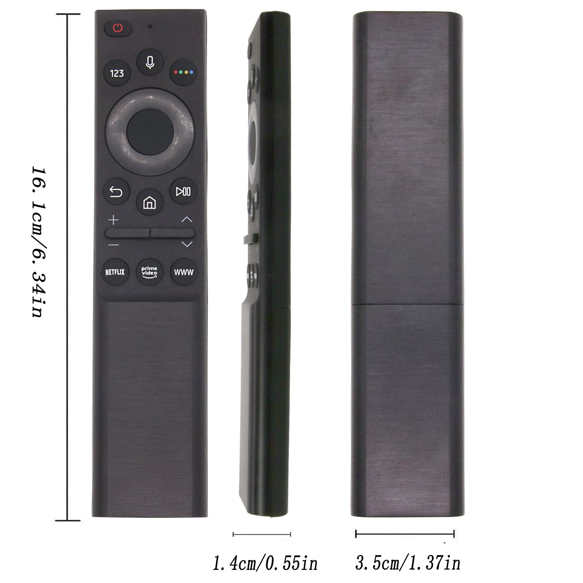 Riry Replacement Universal Voice Samsung Tv Remote BN59-01363C for Samsung Smart TV Q60A Q70A Q80A QN90A The Frame QLED 4K Smart TV Series BN59-01357F BN59-01357A BN59-01357B BN59-01357C