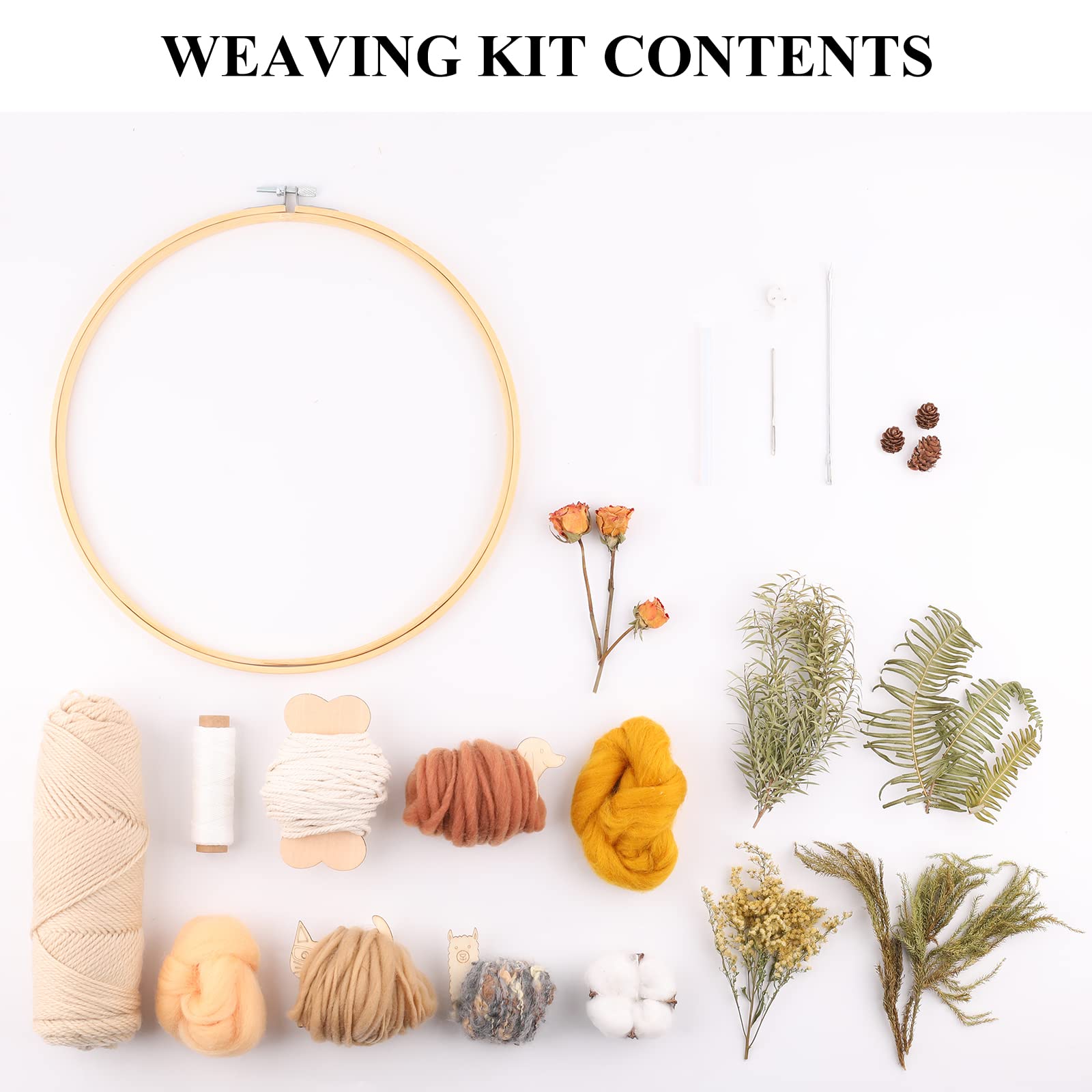 DIY Macrame Mandala Wall Hanging Kit for Adults Beginners with All Supplies, Video Guide Weaving Kit Home Decor, Art Project for Adults Hobbies