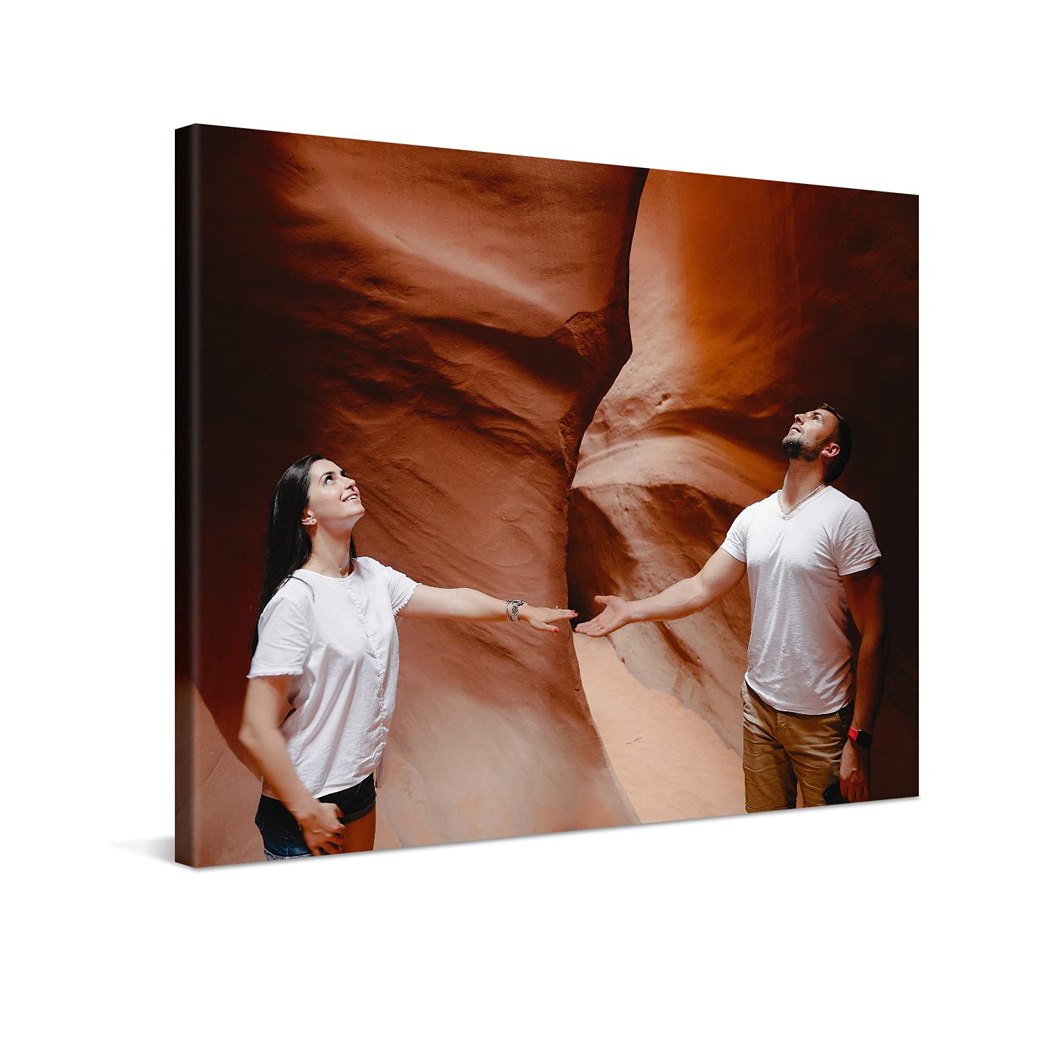 PICANOVA – Custom Canvas Prints with Your Photo 10x8 inch – Customize with Your Own Picture & Text – Personalized Photo Canvas Print Stretched on Wooden Frame – Gallery Wrap Wall Art Decor