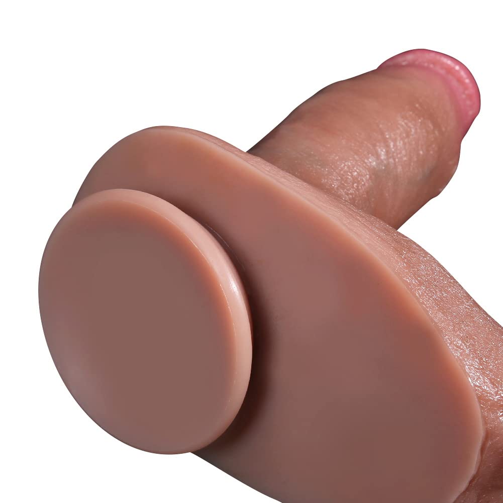 10.23 Inch Huge Realistic Dildo with Lifelike Glans Ball Liquid Silicone Anal Dildo with Strong Suction Cup Adult Sensory Sex Toys for Female Male Masturbation Romi