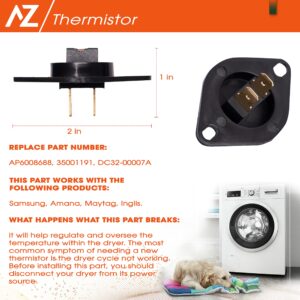 Dryer Thermostat And Thermal Fuse Replaces For Samsung DV42H5200EP/A3 DV42H5200EF/A3 DV5451AEW/XAA DV40J3000EW/A2 DVE50R5400V/A3 DV219AEW/XAA DV395ETPASU/A1 DV448AEP/XAA DV350AEW/XAA DV330AEB/XAA