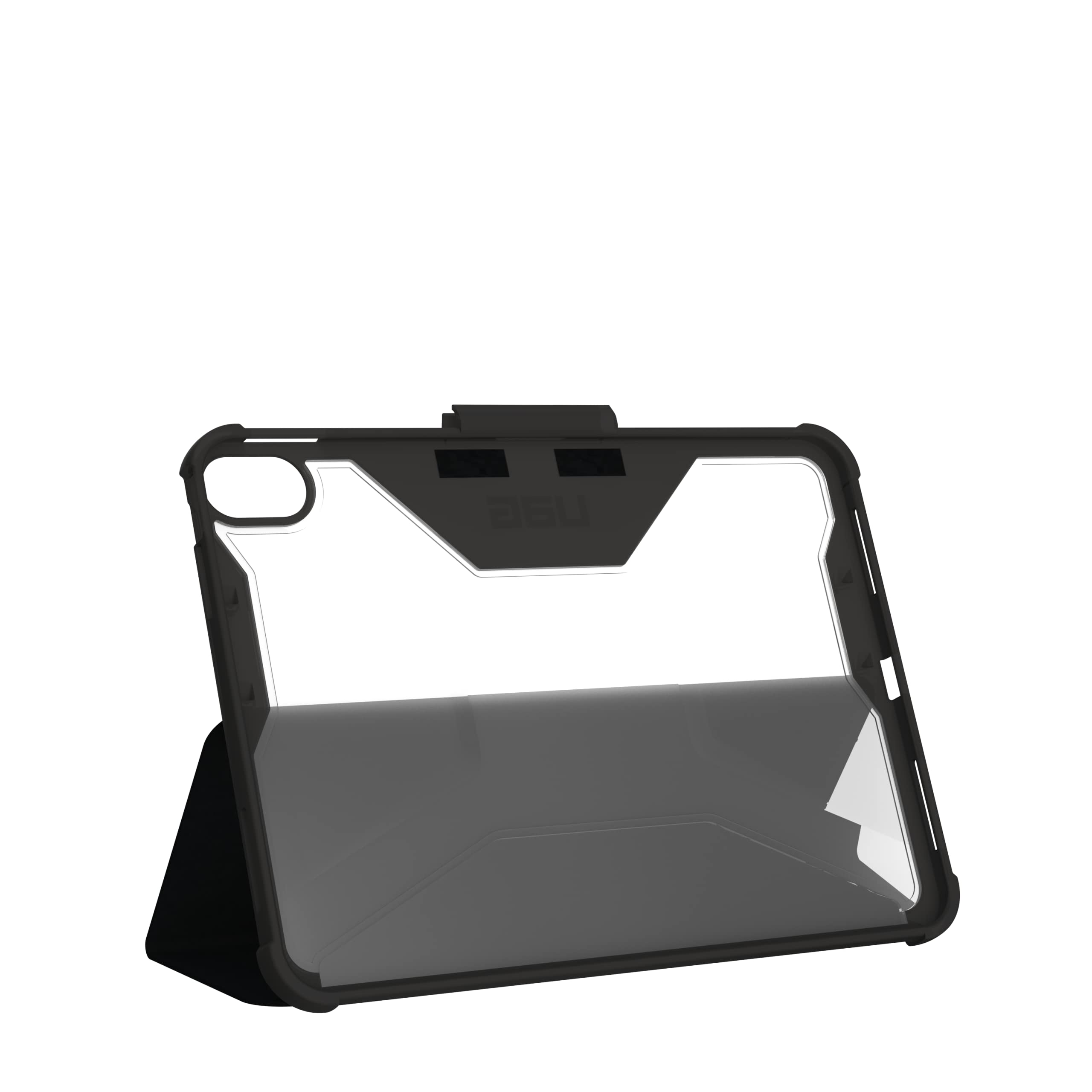 UAG Designed for iPad 10.9” 10th Gen 2022 Case Plyo Clear Black/Ice with Adjustable Stand and Pencil Holder Rugged Lightweight Impact Resistant Soft Core Protective Folio Cover by URBAN ARMOR GEAR