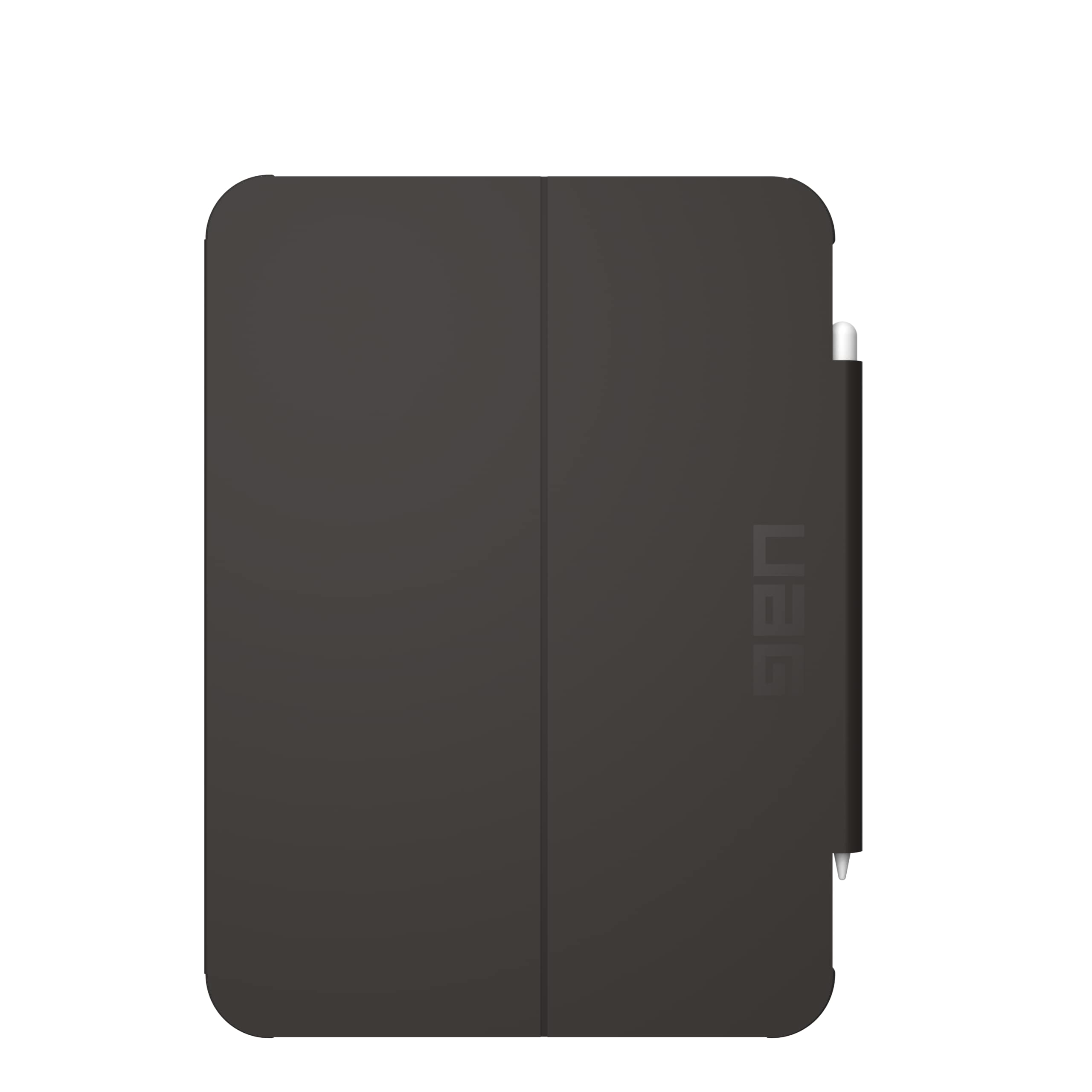 UAG Designed for iPad 10.9” 10th Gen 2022 Case Plyo Clear Black/Ice with Adjustable Stand and Pencil Holder Rugged Lightweight Impact Resistant Soft Core Protective Folio Cover by URBAN ARMOR GEAR