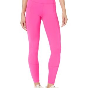 Amazon Essentials Women's Active Sculpt High Rise Full Length Legging with Pockets (Available in Plus Size), Neon Pink, Medium