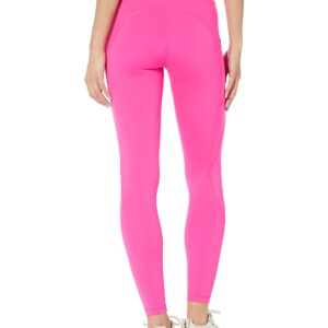 Amazon Essentials Women's Active Sculpt High Rise Full Length Legging with Pockets (Available in Plus Size), Neon Pink, Medium