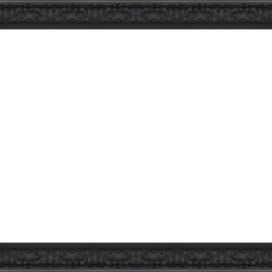 Deco TV Frames -Tuscan Matte Black Compatible ONLY with Samsung The Frame TV (Fits 2021-2024 Frame TV, 55")