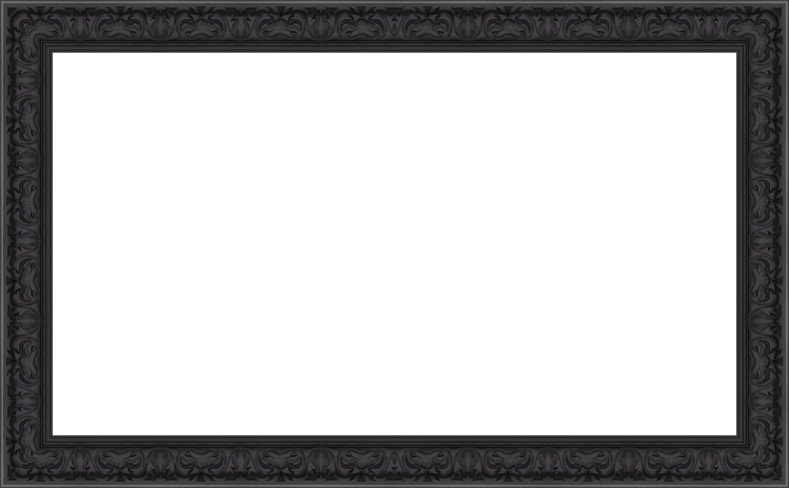 Deco TV Frames -Tuscan Matte Black Compatible ONLY with Samsung The Frame TV (Fits 2021-2024 Frame TV, 55")