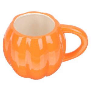 pumpkin ceramic coffee mug halloween pumpkin cups ceramic coffee mug milk cup fun autumn mugs for women men ( 500ml )