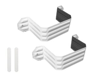 gutter downspout strap downspout offset 3x4， leader strap 3x4 rain gutter downspout extension adapter (leader strap 3x4-2 pcs)