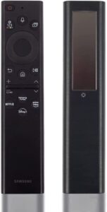 samsung bn59-01385a replacement remote control - bluetooth rechargeable solar cell, black (renewed)