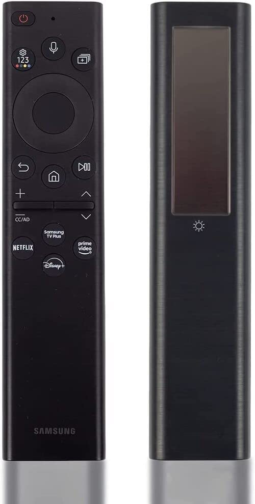 SAMSUNG BN59-01385A Replacement Remote Control - Bluetooth Rechargeable Solar Cell, Black (Renewed)