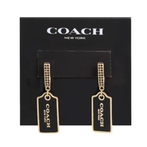 Coach Women's Signature Hangtag Huggies