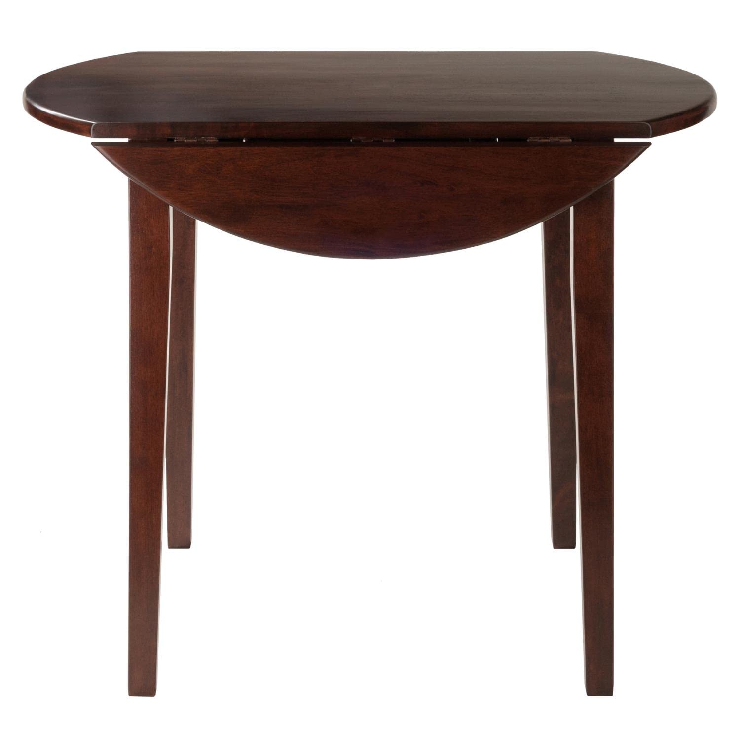 Winsome Wood Clayton Dining Walnut, 35.98x35.98x29.13 Hamilton Seating, Antique Walnut