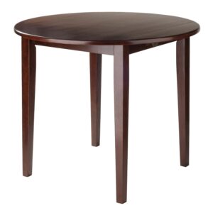 Winsome Wood Clayton Dining Walnut, 35.98x35.98x29.13 Hamilton Seating, Antique Walnut