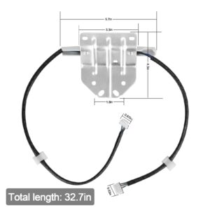 Upgraded DV-MCK/A1 Connection Stacking Kit with Longer Wire For Samsung Dryer and Washer ASSY Bracket Stacking Replacement Laundry Installation Accessory