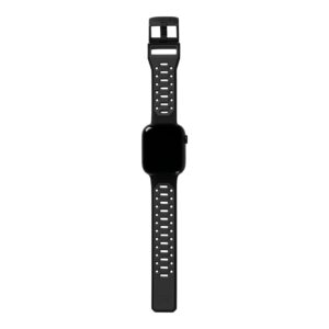 URBAN ARMOR GEAR UAG Compatible with Apple Watch Band 49/45/44/42mm for iWatch Series Ultra 2/9/Ultra/SE2/8/1-7/SE Civilian Graphite/Black (New Edition) Sport Sweatproof Adjustable Replacement Strap