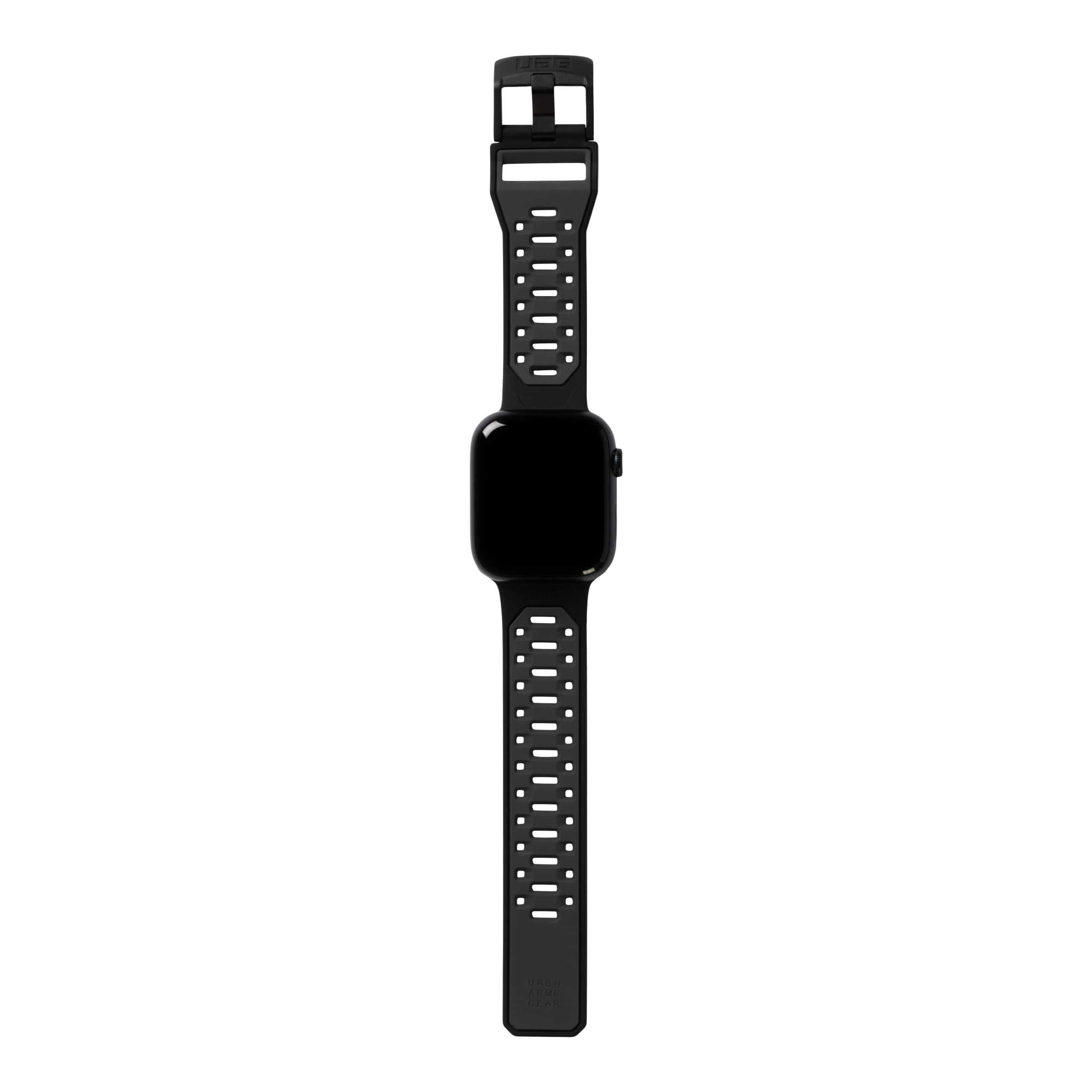 URBAN ARMOR GEAR UAG Compatible with Apple Watch Band 49/45/44/42mm for iWatch Series Ultra 2/9/Ultra/SE2/8/1-7/SE Civilian Graphite/Black (New Edition) Sport Sweatproof Adjustable Replacement Strap