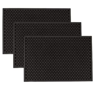 premium a bar above heavy duty bar mat – food-safe silicone mat – bar mats for countertop - commercial strength bartender accessories dish drying mat for kitchen counter - barista accessories