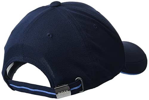 BOSS Men's Technical Pique Logo Cap, Whale Blue, One Size