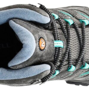 Merrell Women's J035850 Moab 3 MID WP Waterproof Hiking Shoe, Granite/Marine, 8 M