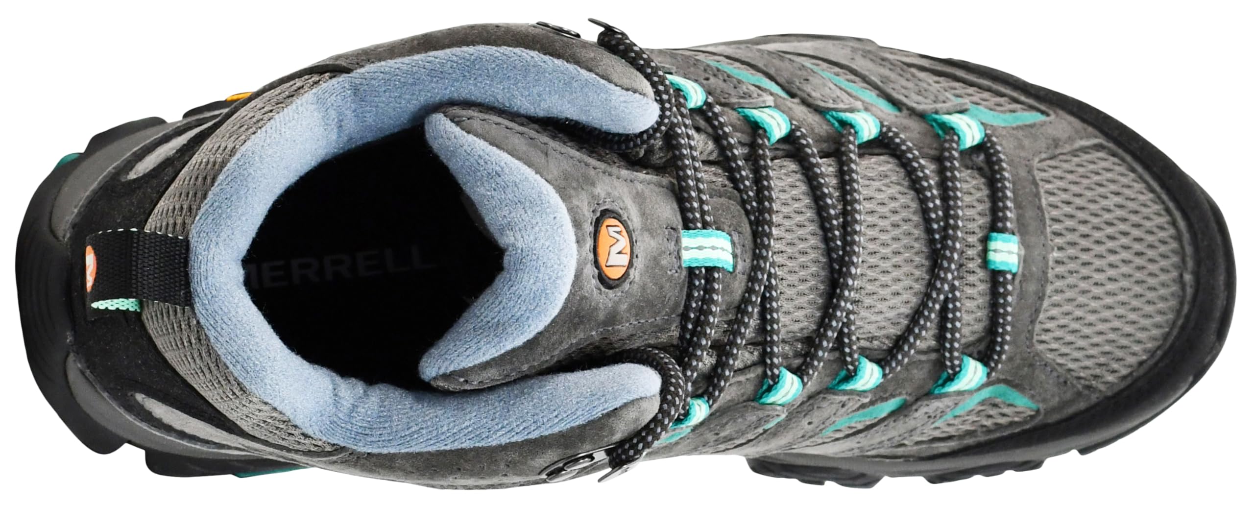 Merrell Women's J035850 Moab 3 MID WP Waterproof Hiking Shoe, Granite/Marine, 8 M