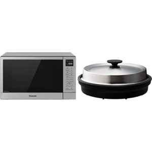 panasonic nn-sn68ks compact microwave oven and panasonic homechef magic pot, nn-asp1aw