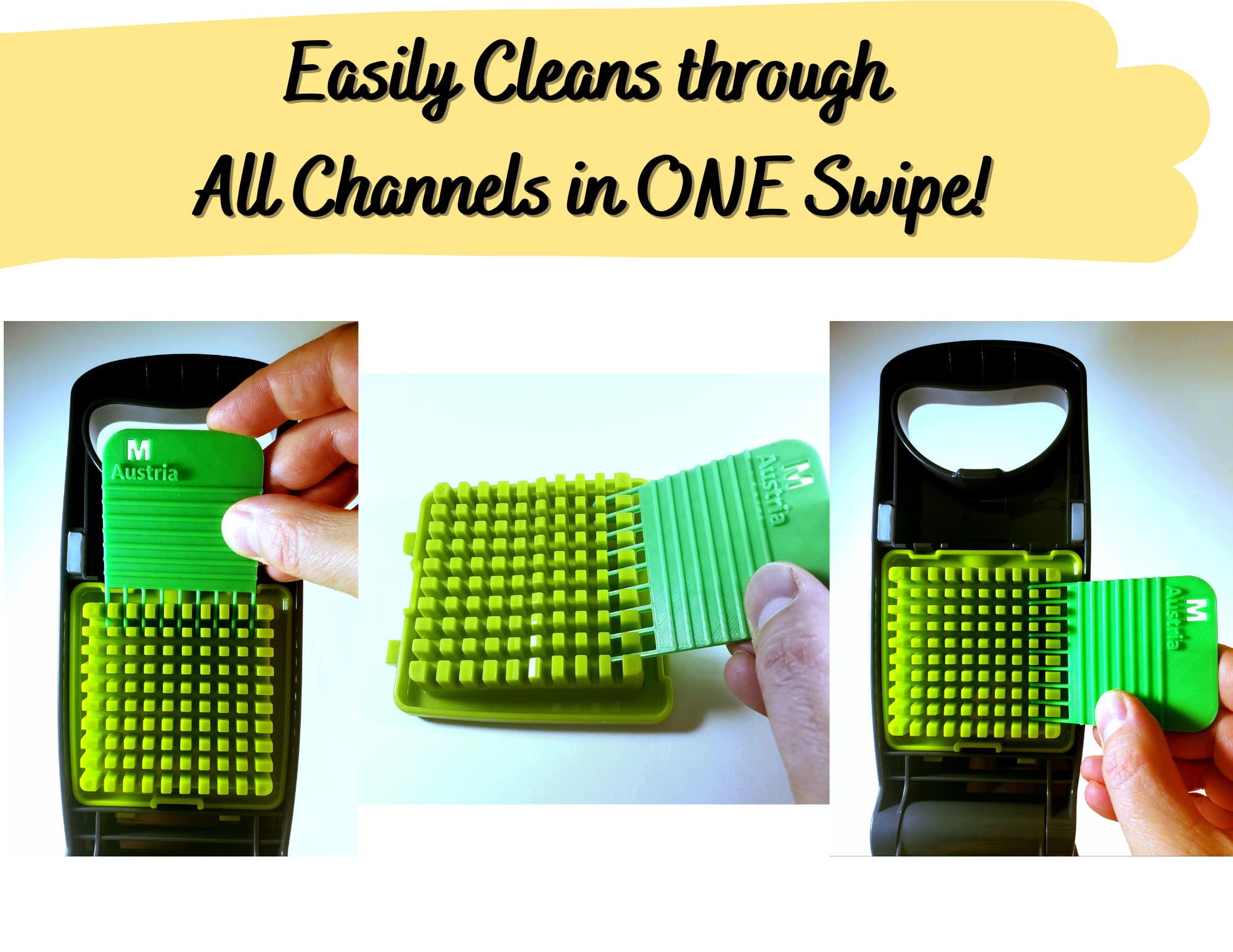 Vegetable Chopper Cleaning Tool 2 PACK - 3D Printed Cleaner Tool Rake for Mueller Vegetable Chopper