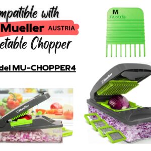 Vegetable Chopper Cleaning Tool 2 PACK - 3D Printed Cleaner Tool Rake for Mueller Vegetable Chopper