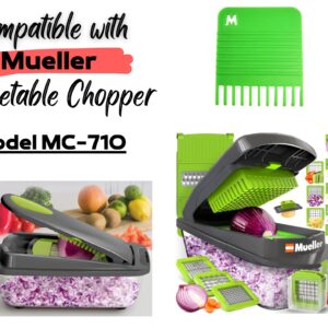 Vegetable Chopper Cleaning Tool 2 PACK - 3D Printed Cleaner Tool Rake for Mueller Vegetable Chopper