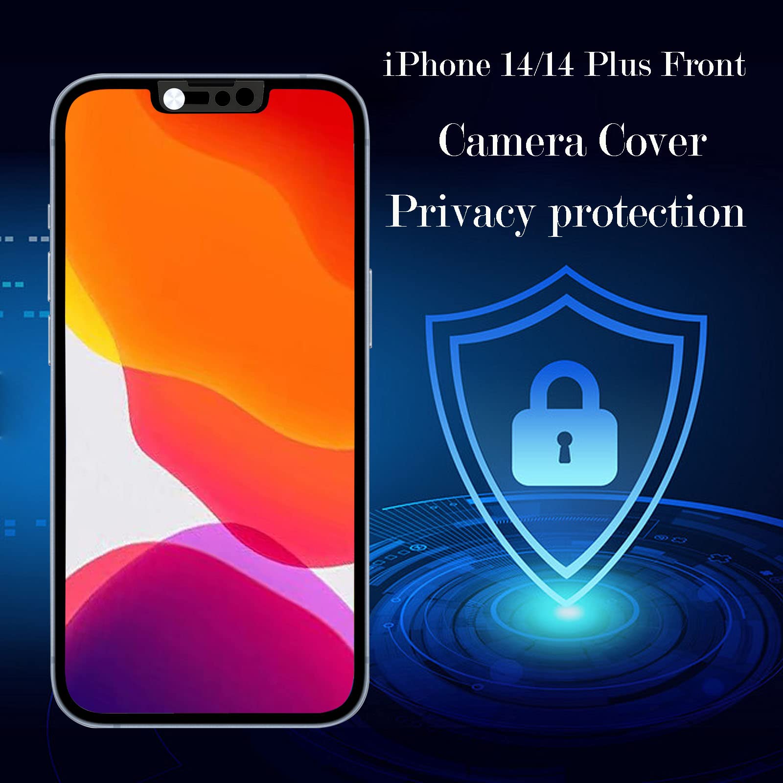 Camera Cover Protector, Camera Lens Cover Compatible with iPhone 14/iPhone14 Plus/iPhone 13/13mini/13Pro/13Pro Max,Camera Lens Protector Protect Privacy and Security(2PCS,Silver)