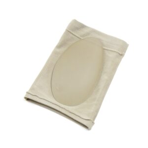 Qtqgoitem 1 Pair Khaki Oval Shaped Silicone Pad Foot Relaxation Protective Sleeves (model: 766 cdb 7d3 ede ddb)