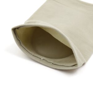 Qtqgoitem 1 Pair Khaki Oval Shaped Silicone Pad Foot Relaxation Protective Sleeves (model: 766 cdb 7d3 ede ddb)