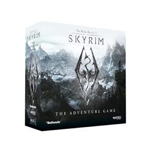 the elder scrolls v: skyrim – the adventure game | dungeon crawling strategy board game for adults and teens | ages 14+ | 1-4 players | avg. playtime 60-120 minutes | made by modiphius entertainment