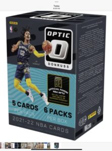 2021-2022 panini donruss optic factory sealed blaster box - 30 trading cards per box