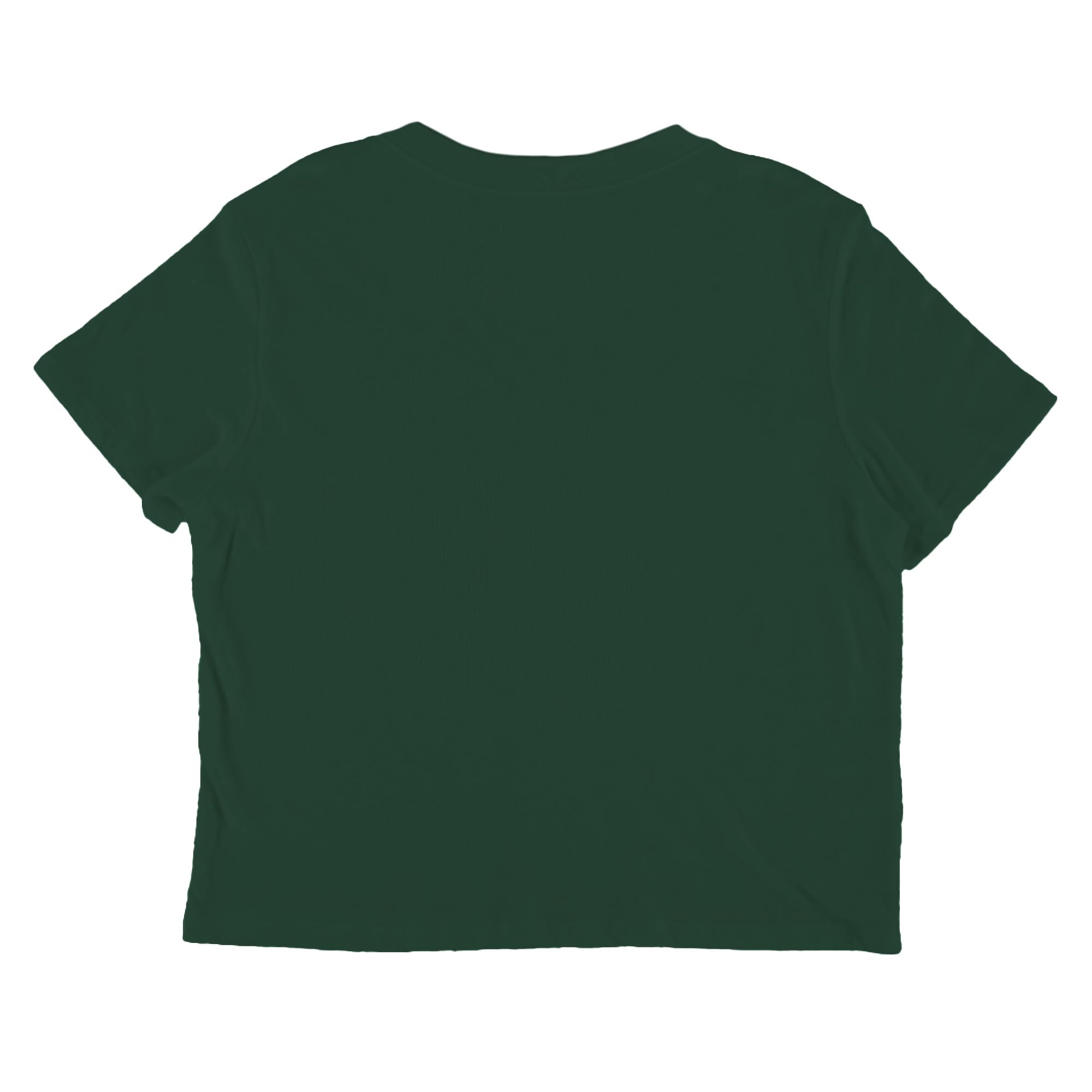 Suburban Riot Tulane University Official Classic Script Dylan Women's Short Sleeve Crop Top (Large) Hunter Green