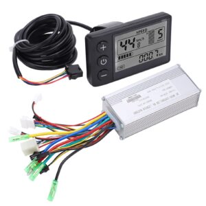 Motor Brushless Controller, 36V/48V 500/750W Waterproof LCD Display Panel Brushless Motor Controller Kit, Scooter Brushless Motor Speed Controller with LCD Panel for Electric Bicycle, EBike, Scooter