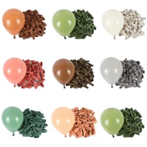 gulelayar 100 pieces 5 inch retro latex balloons retro party balloons for birthday wedding engagement baby shower graduation party art performance reveal decoration