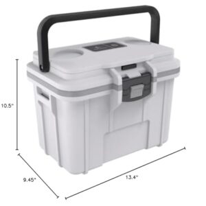 Pelican 8 Quart Personal Lunch Box Cooler (White/Gray)