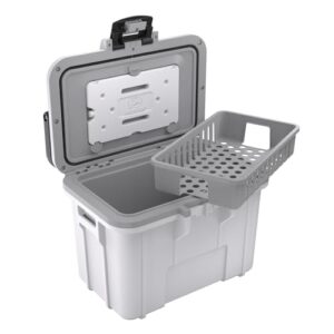 Pelican 8 Quart Personal Lunch Box Cooler (White/Gray)