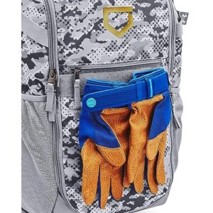 Under Armour Unisex-Adult Utility Baseball Backpack Print, (036) Steel / / Metallic Gold, One Size Fits All