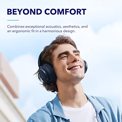 soundcore by Anker Space Q45 Adaptive Active Noise Cancelling Headphones, Reduce Noise by Up to 98%, 50H Playtime, App Control, LDAC Hi-Res Wireless Audio, Comfortable Fit, Clear Calls, Bluetooth 5.3